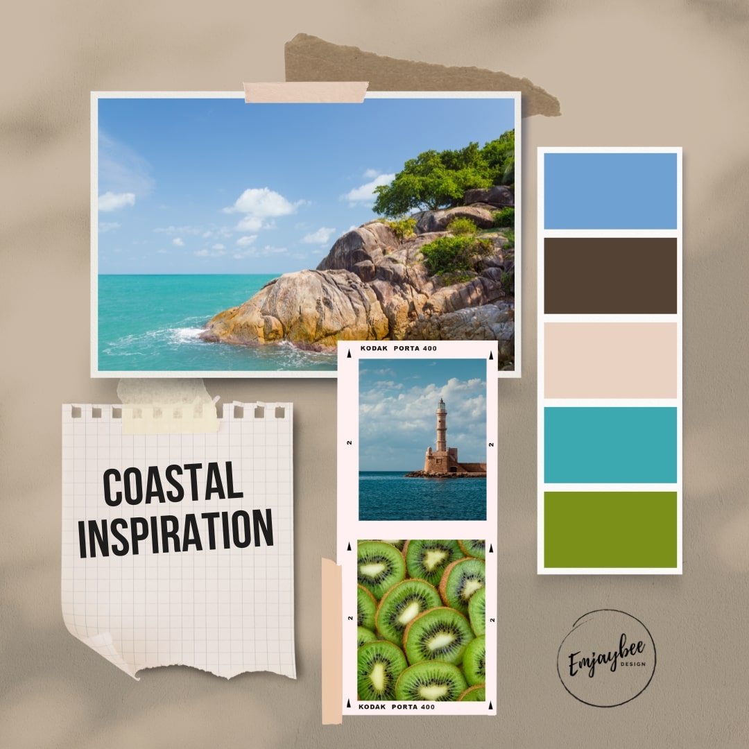 Make Your Monday Delightful With Coastal Mood Board Inspiration ...