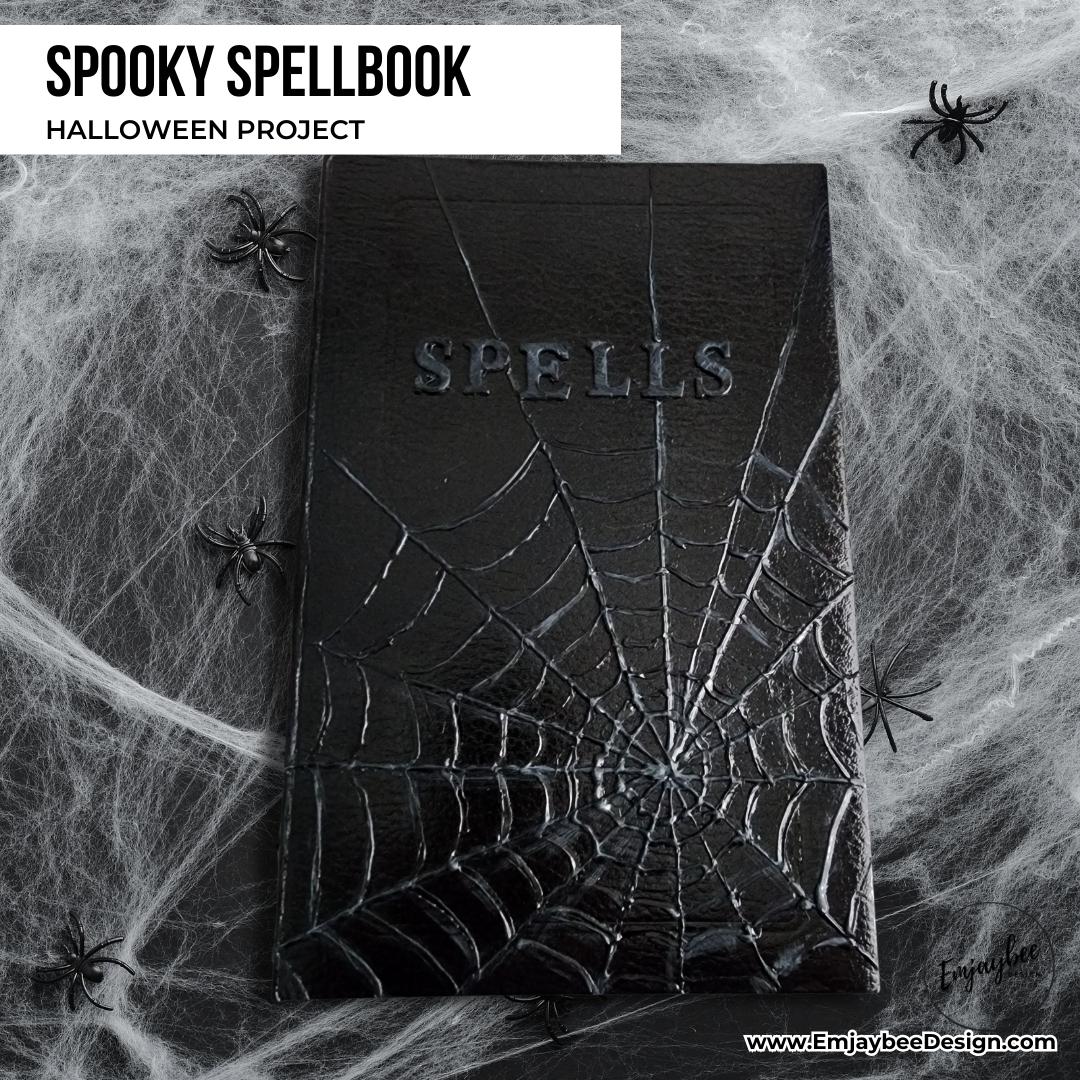 Spooky Spell Book A Cheap and Easy Halloween Project | Emjaybee Design